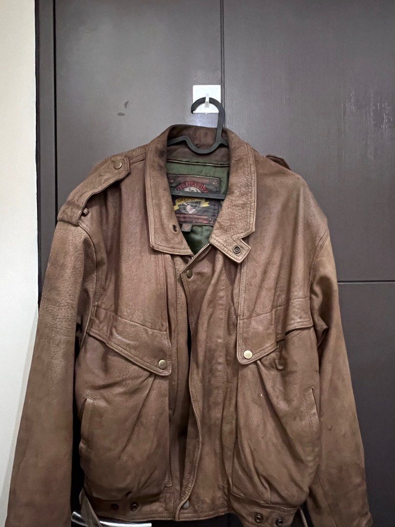 Vintage Wilson’s - Adventure Bound Leather Jacket, Men's Fashion, Coats ...