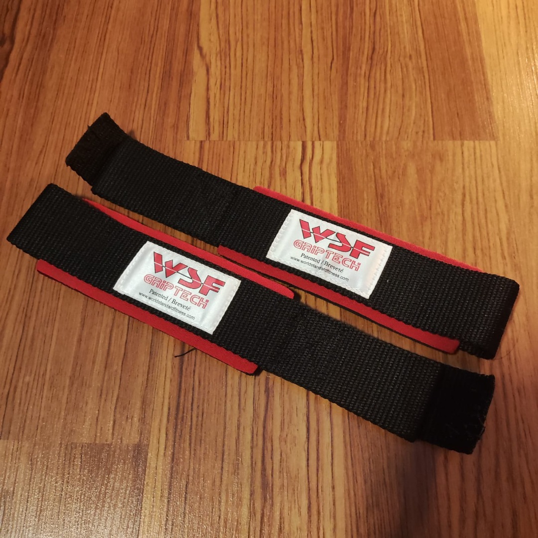 WSF Griptech Rubberized Lifting Straps none Slip, Sports Equipment, Other Sports Equipment and ...