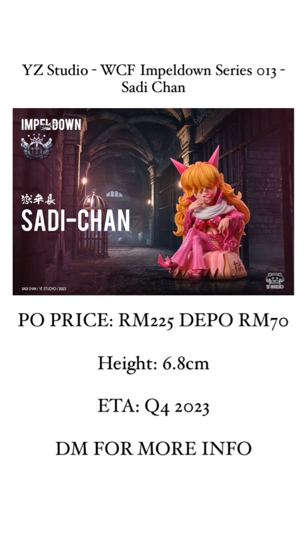 YZ Studio - WCF Impeldown - Sadi Chan, Hobbies & Toys, Toys & Games on Carousell