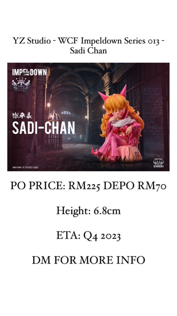 YZ Studio - WCF Impeldown - Sadi Chan, Hobbies & Toys, Toys & Games on Carousell