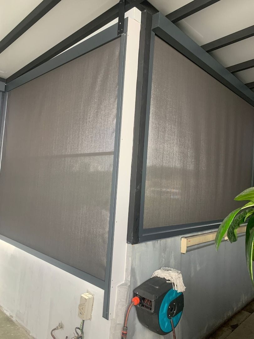 Manual & Motorized Outdoor Blinds for Balcony | PanelCraft SG