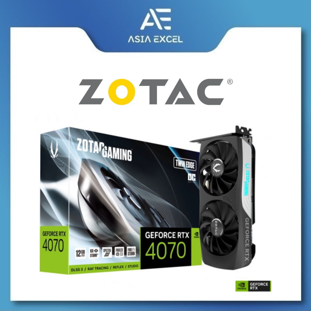 ZOTAC NVIDIA 4000 SERIES GPU - MULTIPLE MODELS [RTX4070/RTX4070TI ...