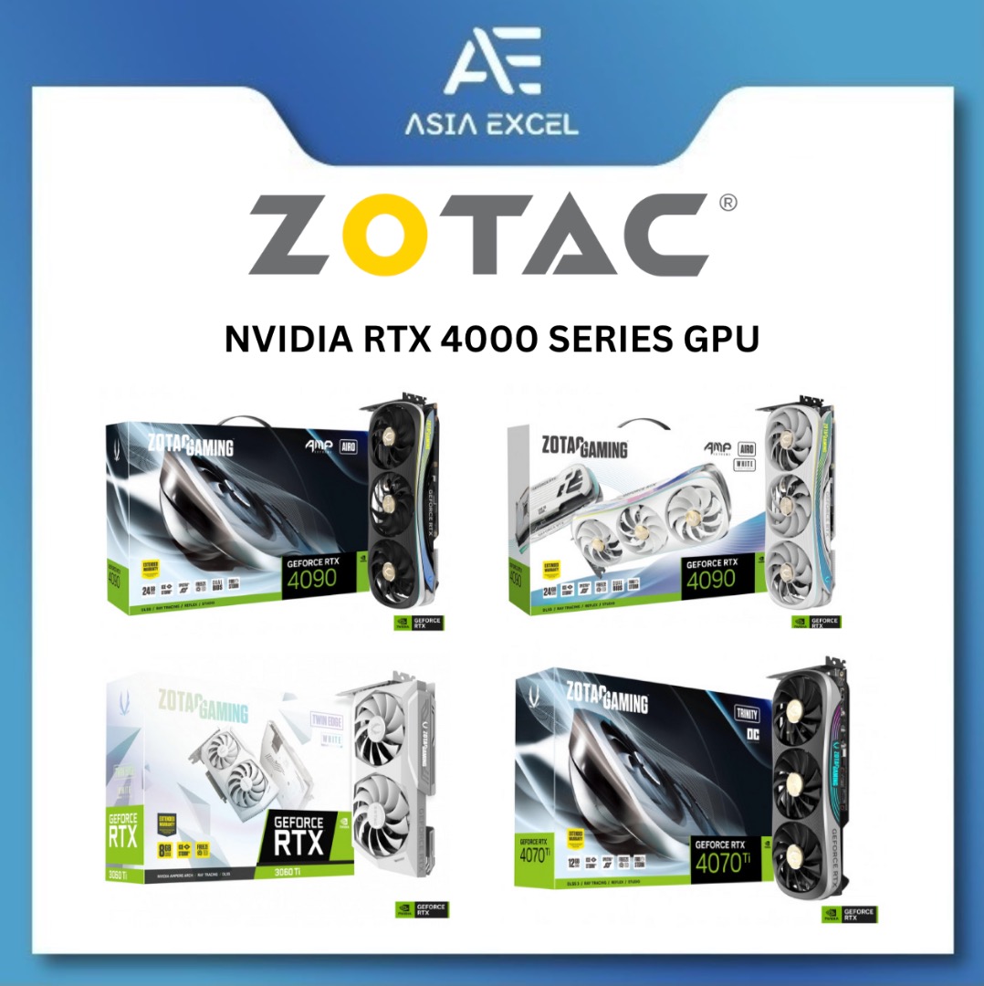 ZOTAC NVIDIA 4000 SERIES GPU - MULTIPLE MODELS [RTX4070/RTX4070TI ...