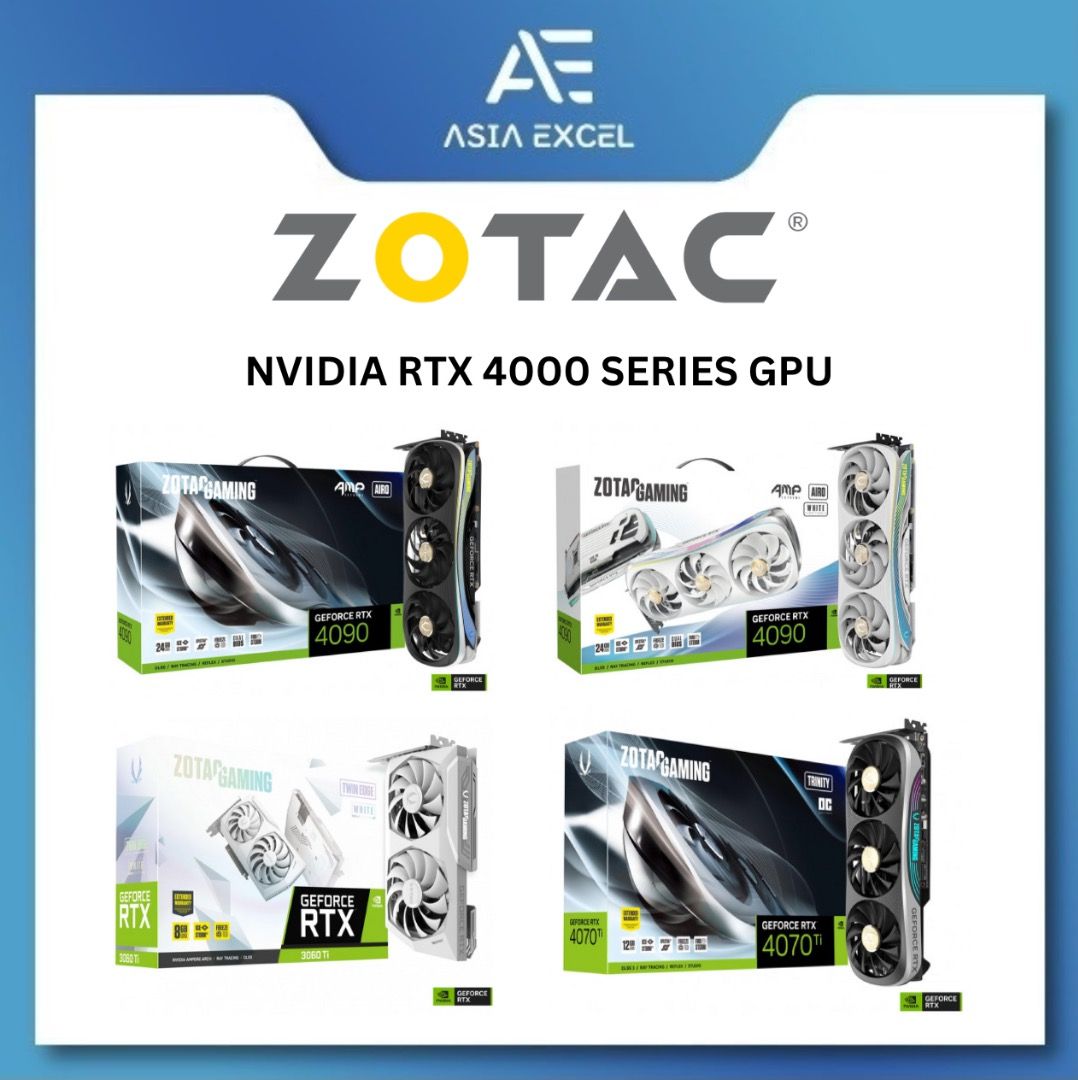 ZOTAC NVIDIA 4000 SERIES GPU - MULTIPLE MODELS [RTX4070/RTX4070TI ...