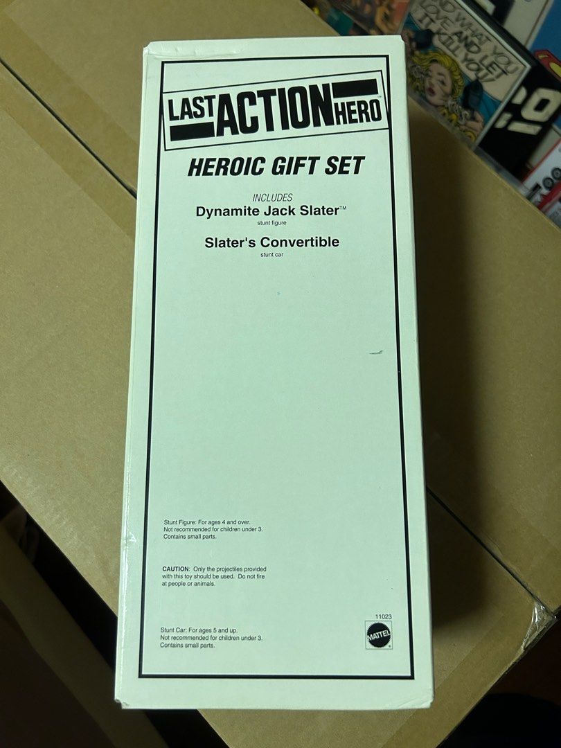 1993 MATTEL LAST ACTION HERO - HEROIC GIFT SET - DYNAMITE JACK SLATER ...