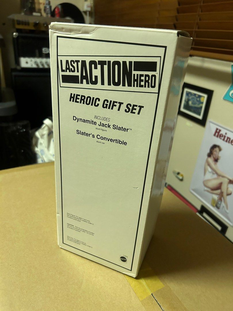 1993 MATTEL LAST ACTION HERO - HEROIC GIFT SET - DYNAMITE JACK SLATER ...
