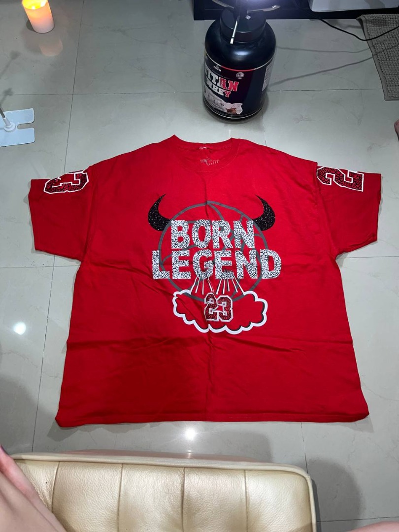 23 Born Legend Tee, Men's Fashion, Tops & Sets, Tshirts & Polo Shirts ...