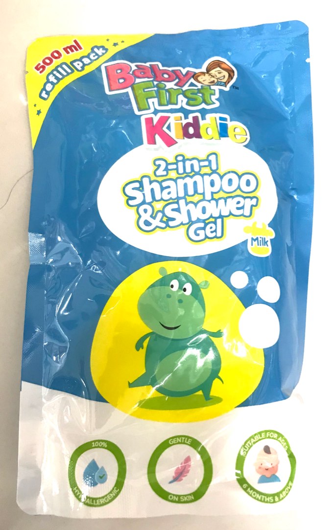 500mL Refill Baby First Milk Kiddie Shampoo and Shower Gel 2-in-1 on ...