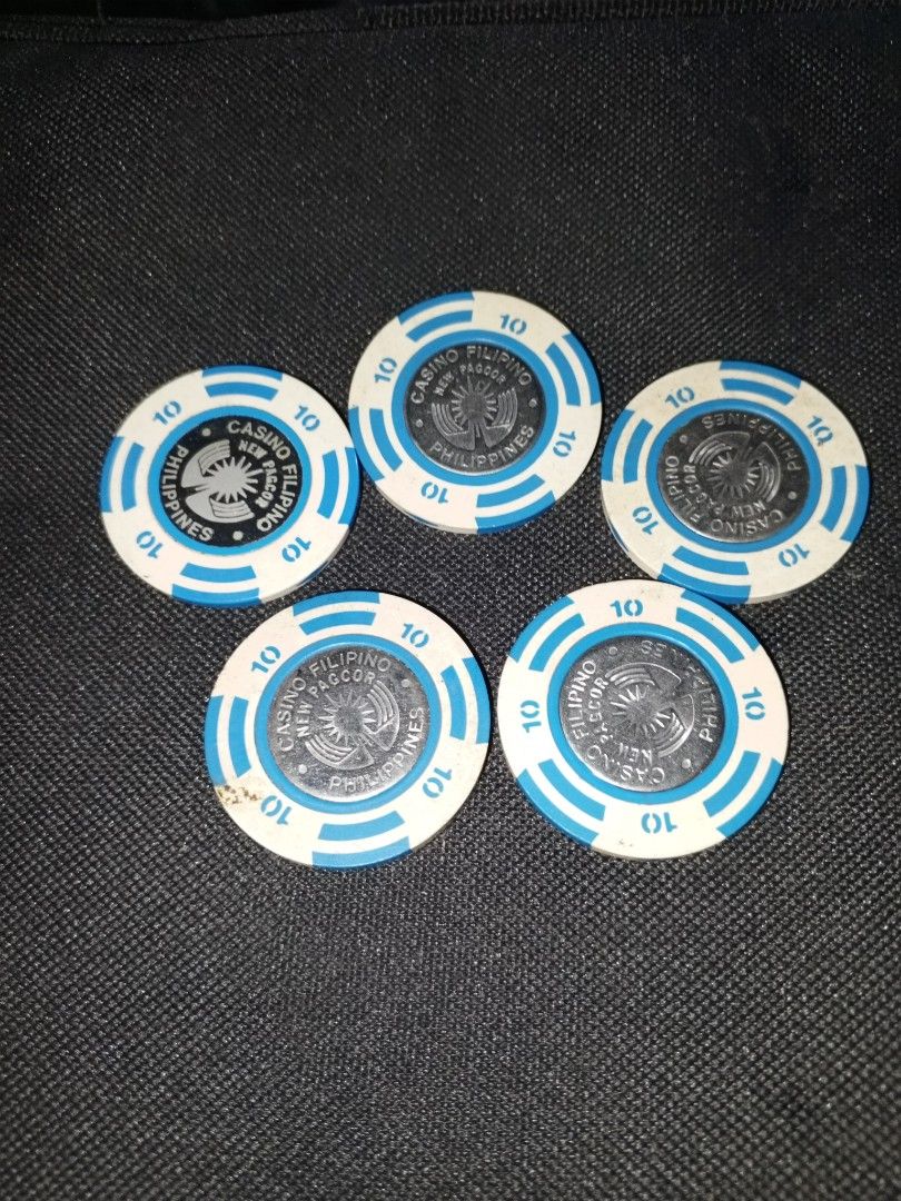 5 PCs set casino Filipino chips, Hobbies & Toys, Memorabilia ...