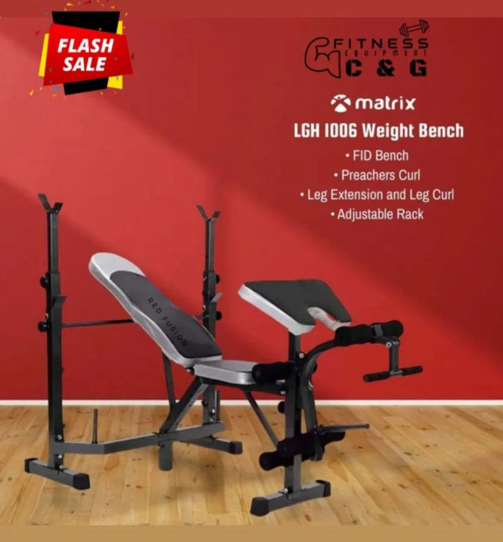 6in1 Multi-function bench, Sports Equipment, Exercise & Fitness, Cardio ...