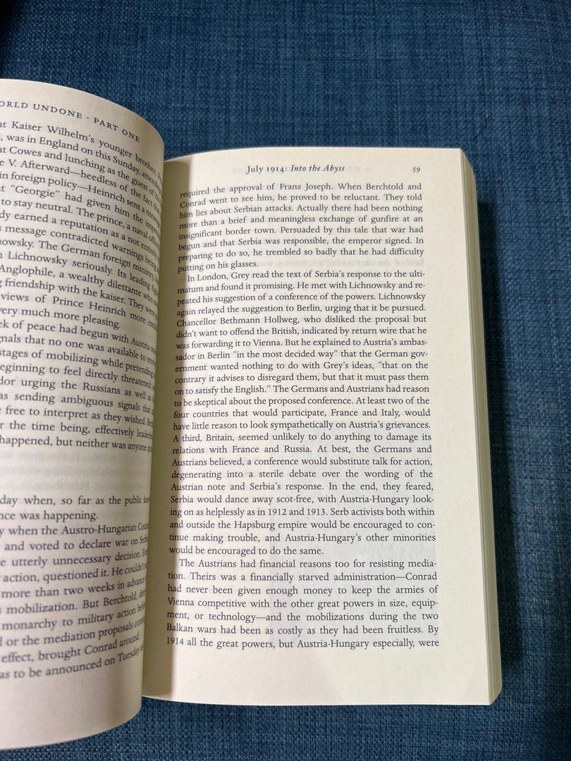 A world undone the story of the Great War 1914-1918 by G. j. Meyer ...