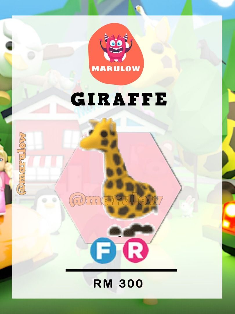 Adopt Me -Giraffe FR ( Roblox ), Video Gaming, Gaming Accessories, In ...