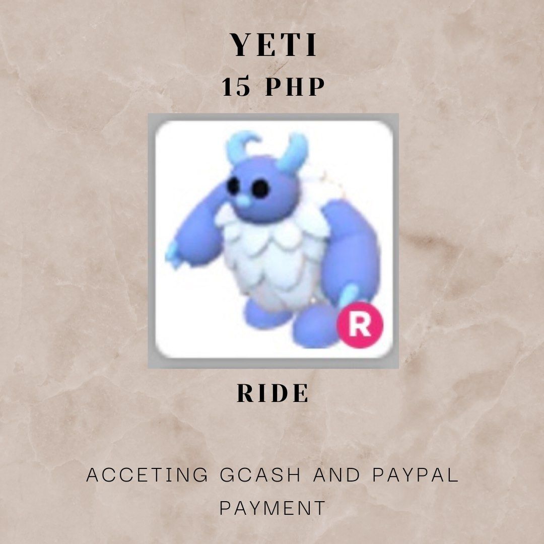 Adopt Me Pets | Yeti on Carousell