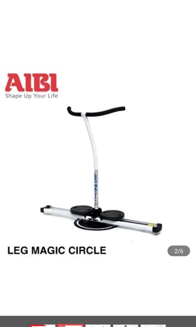 AIBI LEG MAGIC CIRCLE (White, with accessories), Sports Equipment, Exercise & Fitness, Toning ...