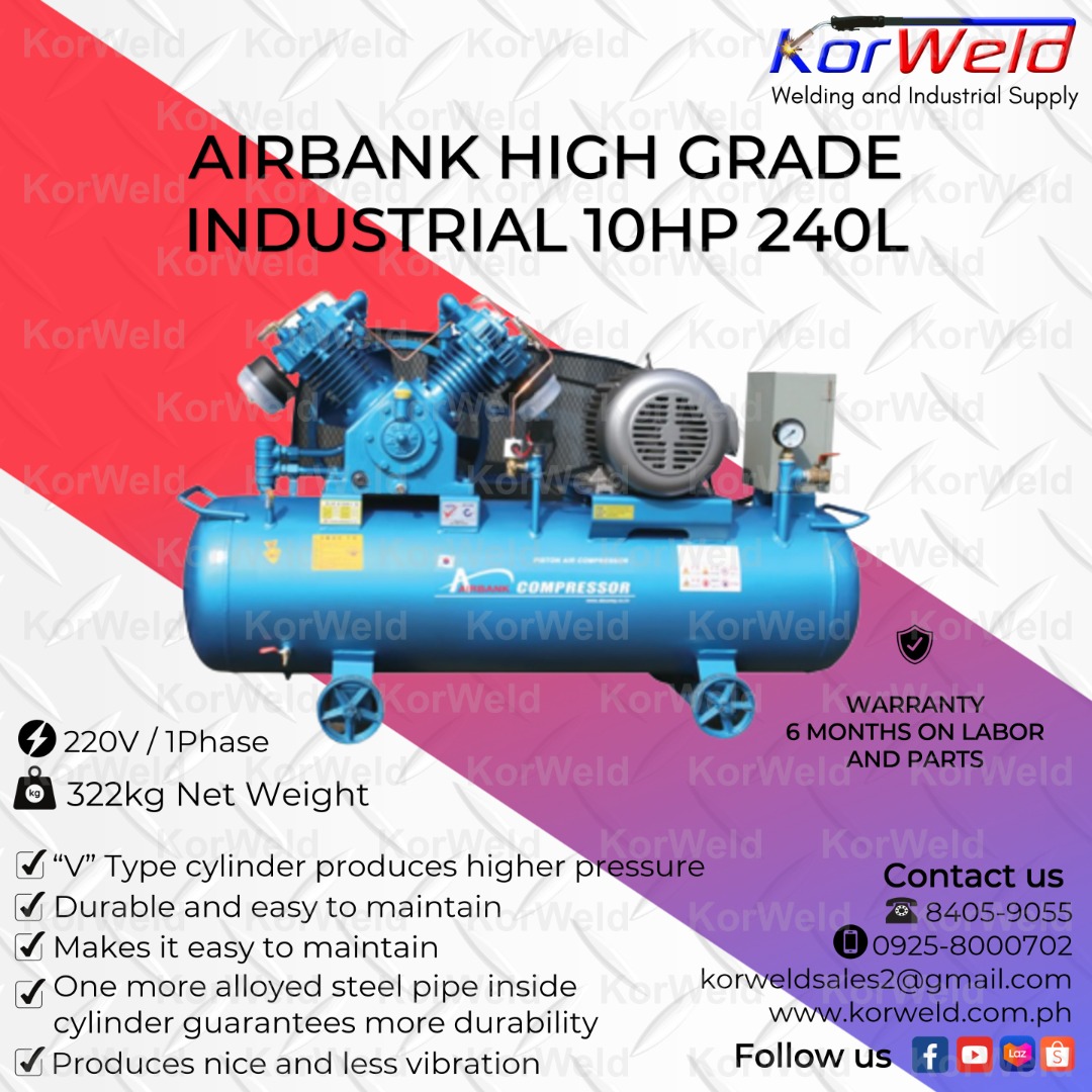 Airbank High-grade Industrial 10HP 240L on Carousell