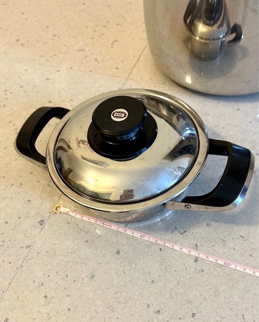 AMC Stainless Steel Pot, Furniture & Home Living, Kitchenware ...