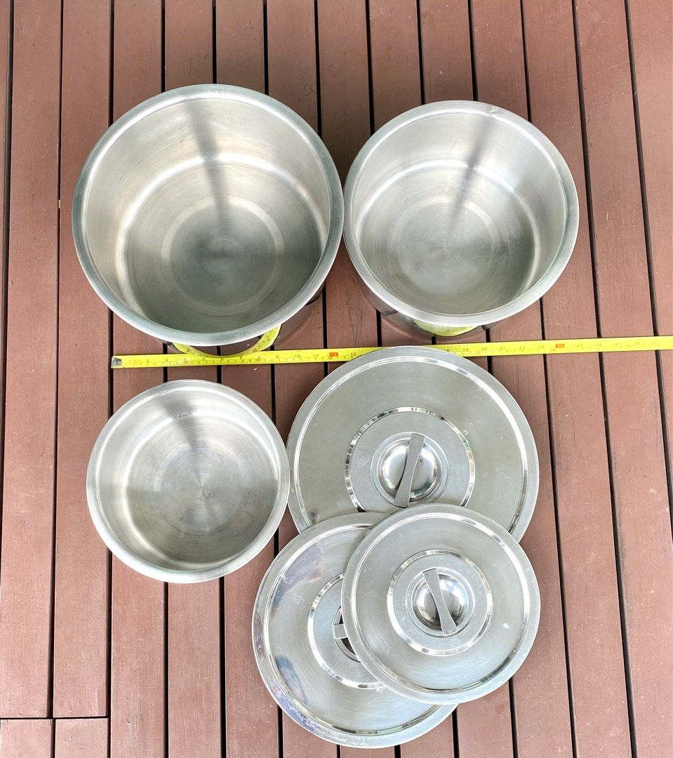 AMC Stainless Steel Pot, Furniture & Home Living, Kitchenware ...