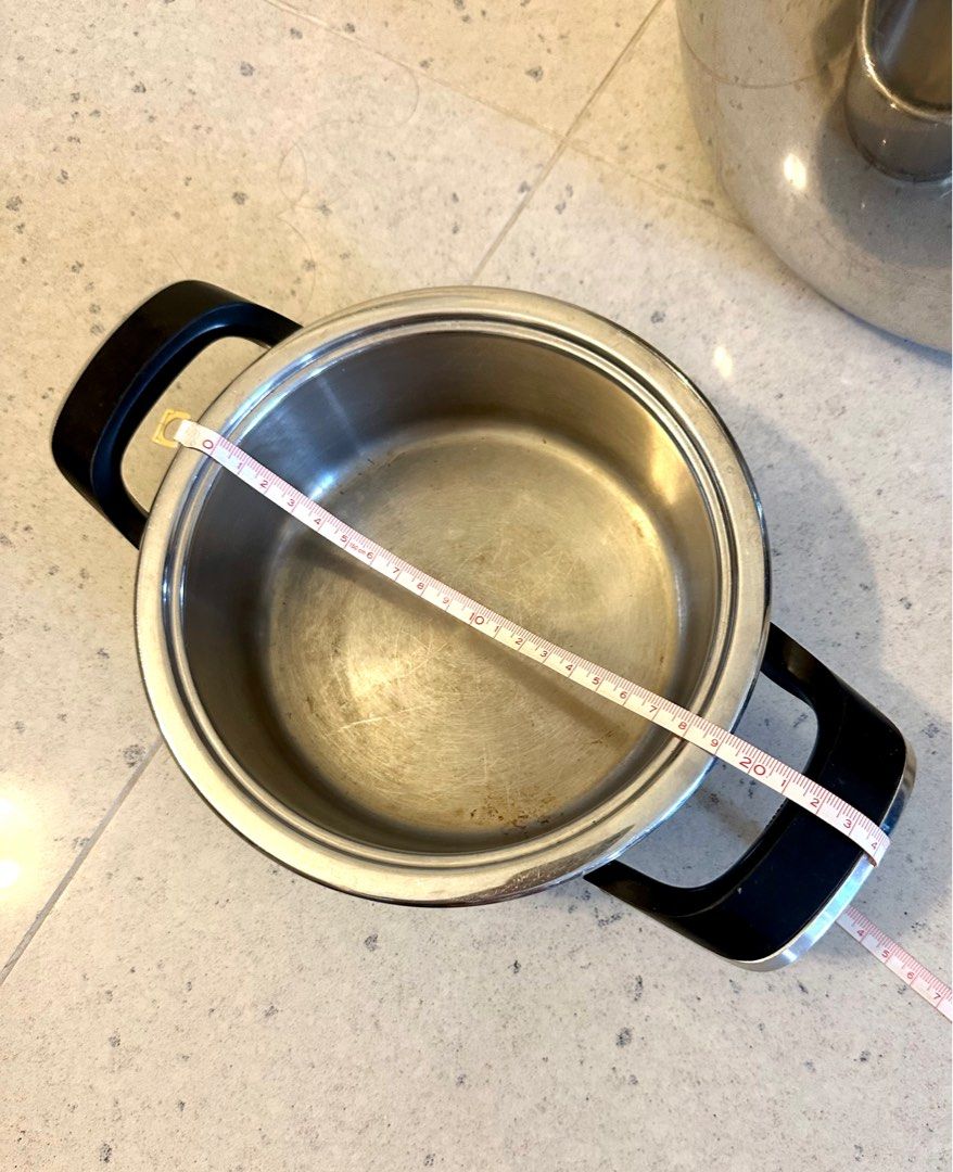 AMC Stainless Steel Pot, Furniture & Home Living, Kitchenware ...