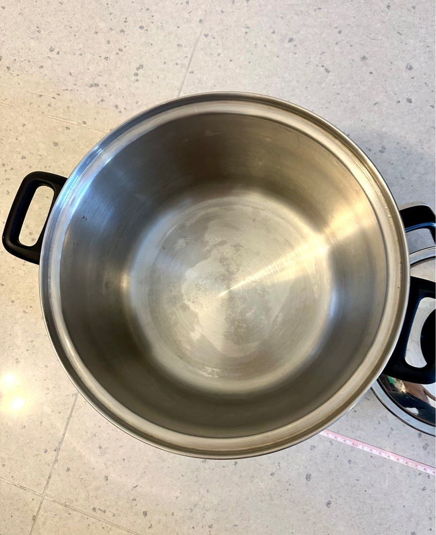 AMC Stainless Steel Pot, Furniture & Home Living, Kitchenware ...