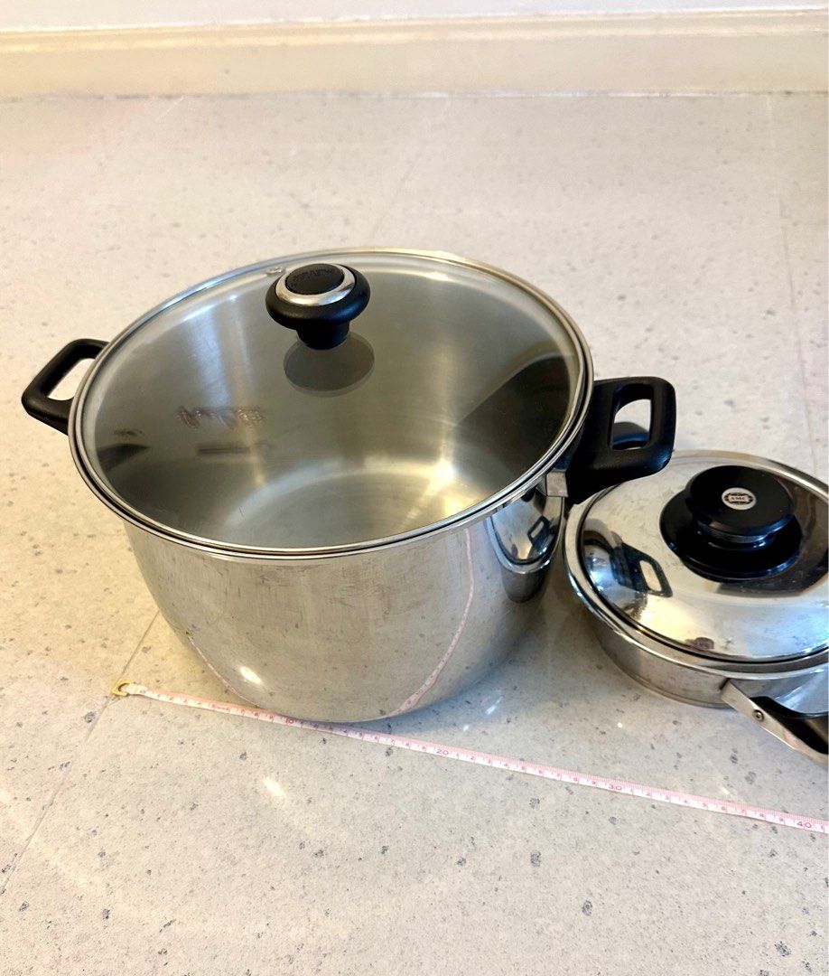 AMC Stainless Steel Pot, Furniture & Home Living, Kitchenware ...
