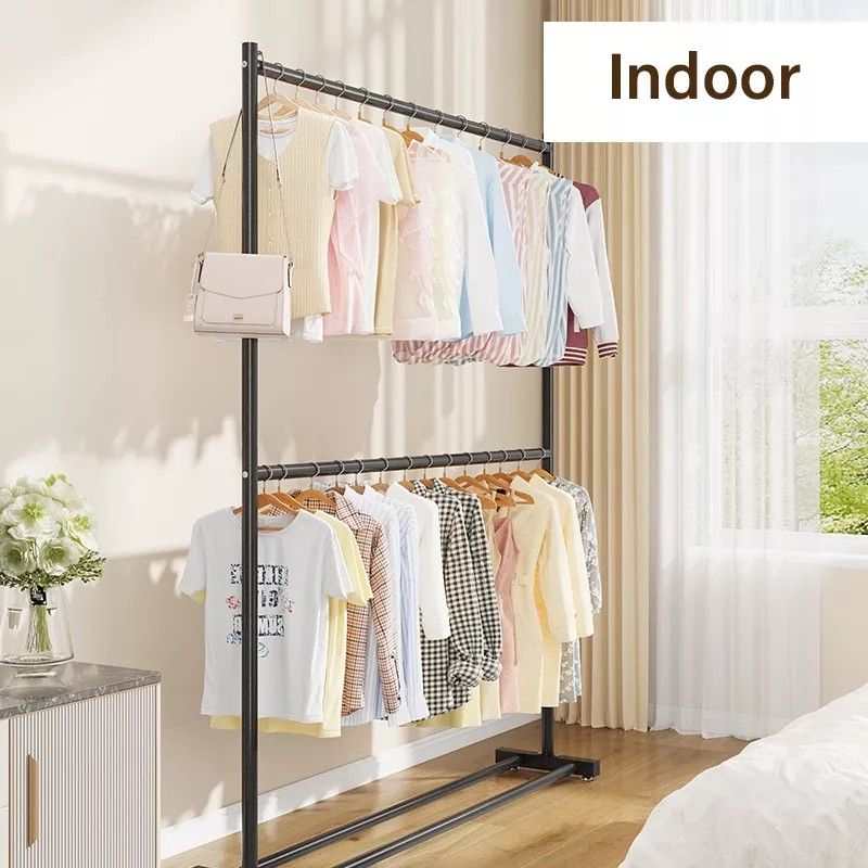 Ampaian Baju Rak Sidai Rak Gantung Baju Clothes Rack Cloth Rack Laundry ...