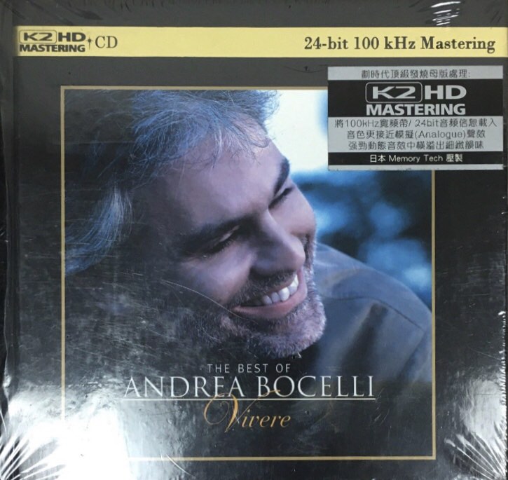 Andrea Bocelli(The Best Of)K2HD版, 興趣及遊戲, 音樂、樂器 & 配件, 音樂與媒體 - CD 及 DVD - Carousell