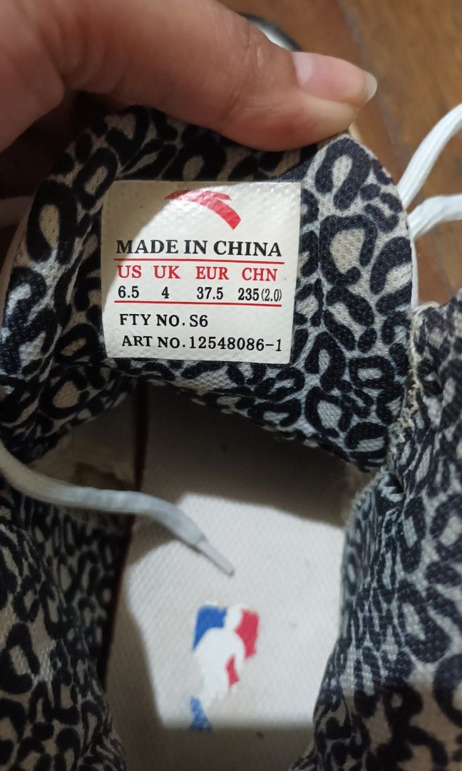 Anta NBA High cut shoes on Carousell