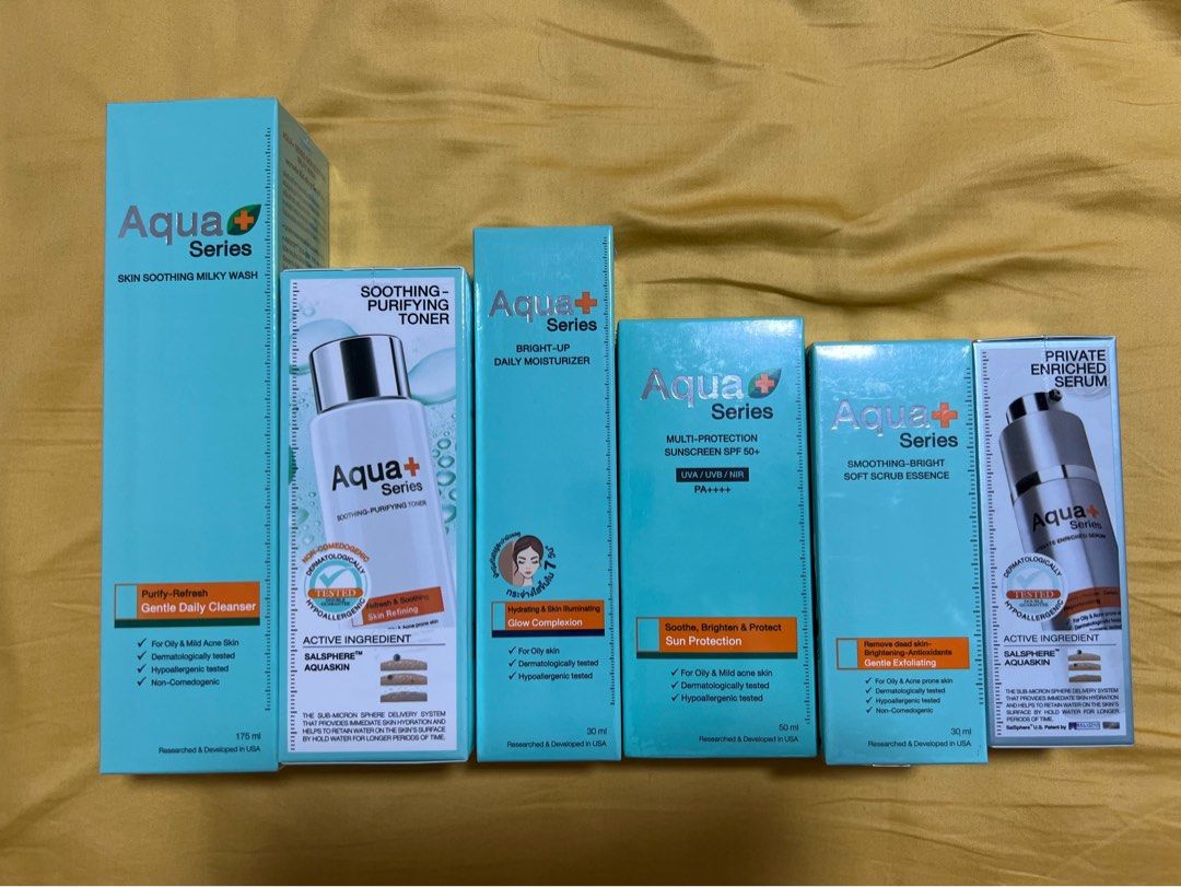 Aqua Plus Skincare, Beauty & Personal Care, Face, Face Care on Carousell