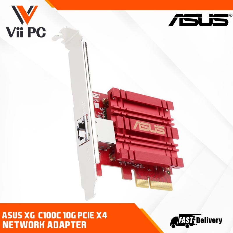 ASUS XG-C100C 10G Network Adapter PciE X4 Card with Single RJ-45 Port ...