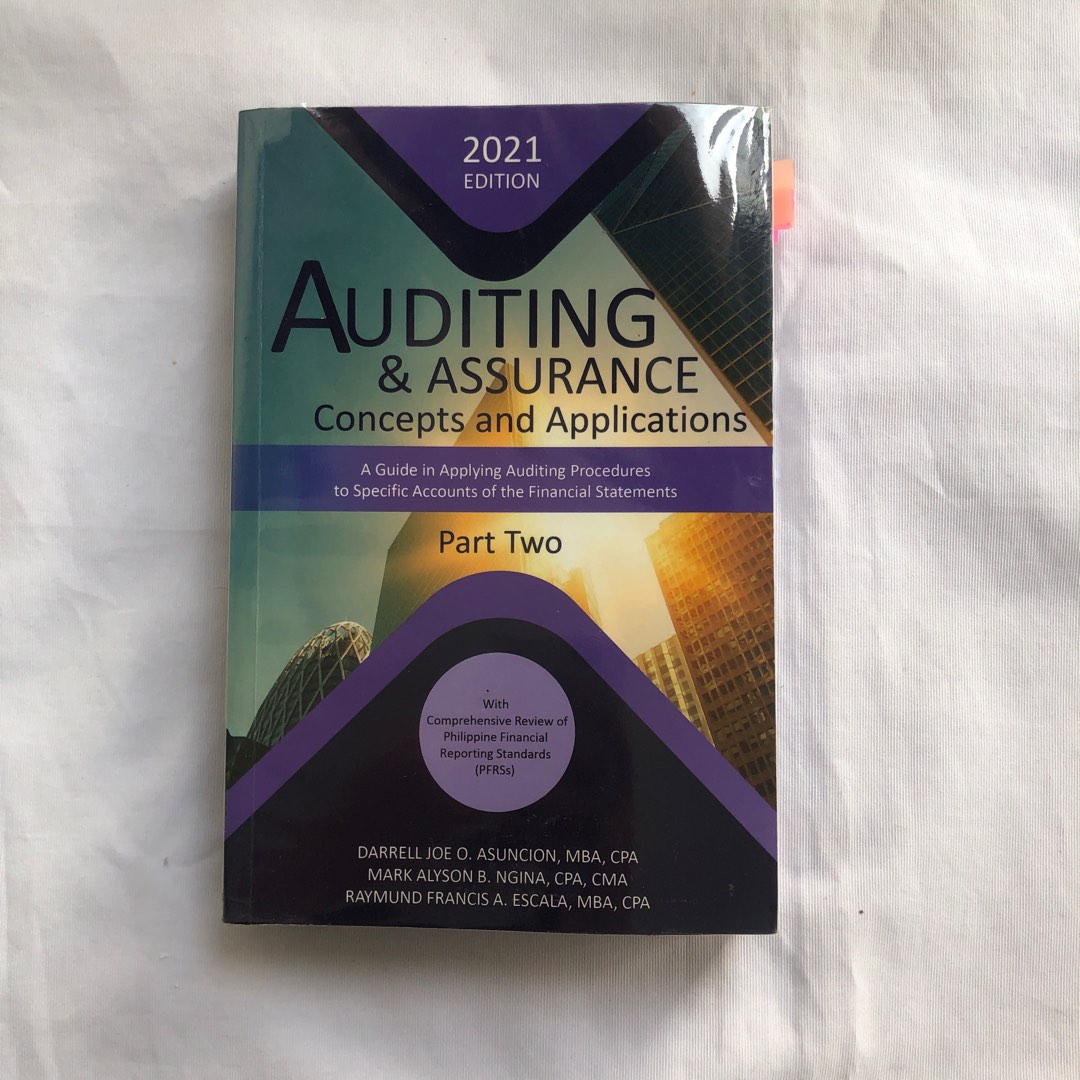 Auditing And Assurance Concepts And Applications Part 2 By Asuncion