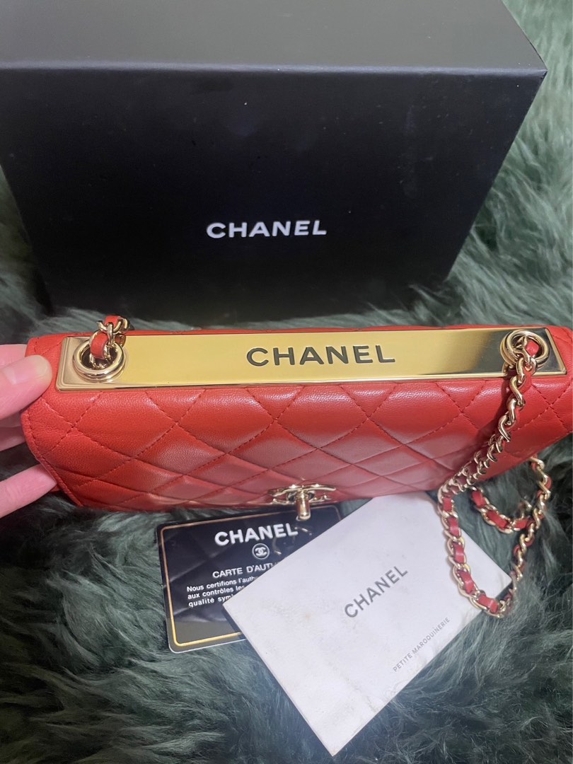Authentic Chanel Trendy CC WOC., Luxury, Bags & Wallets on Carousell