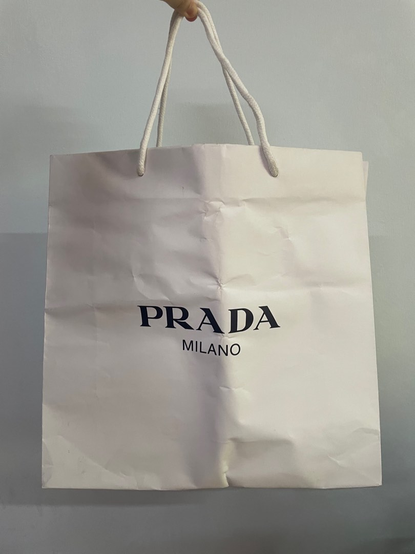 Prada Paperbag from Italy, Luxury, Accessories on Carousell