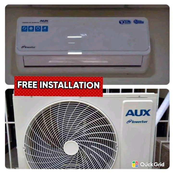 AUX split type inverter Aircon with free installation brand new factory ...