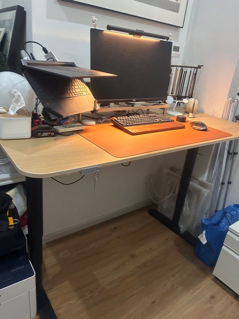 BEKANT IKEA Electric adjustable desk, Furniture & Home Living ...