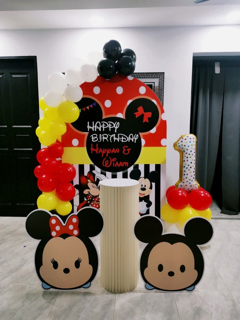 Event set up | Birthday Party set up | Backdrop printing | standee and ...