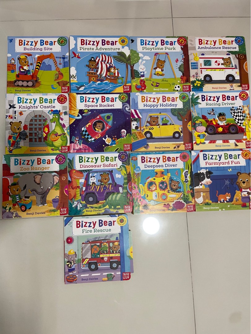 Bizzy bear series interactive board book, Hobbies & Toys, Books ...