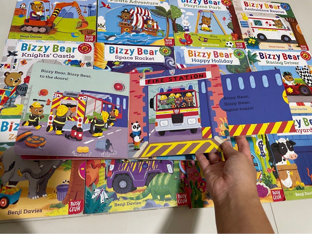 Bizzy bear series interactive board book, Hobbies & Toys, Books ...