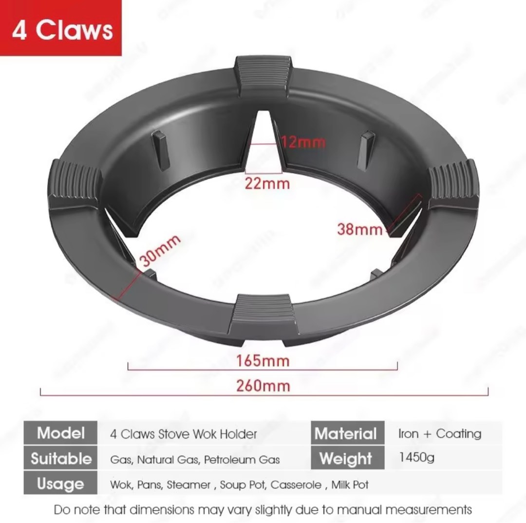 BNIB Gas stove ring 4 claw, TV & Home Appliances, Kitchen Appliances ...
