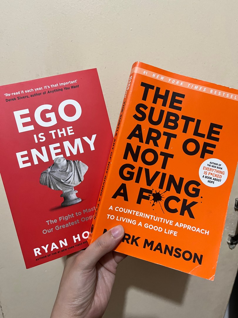 Book bundle Ego is the enemy and The subtle art of not giving a f*ck ...