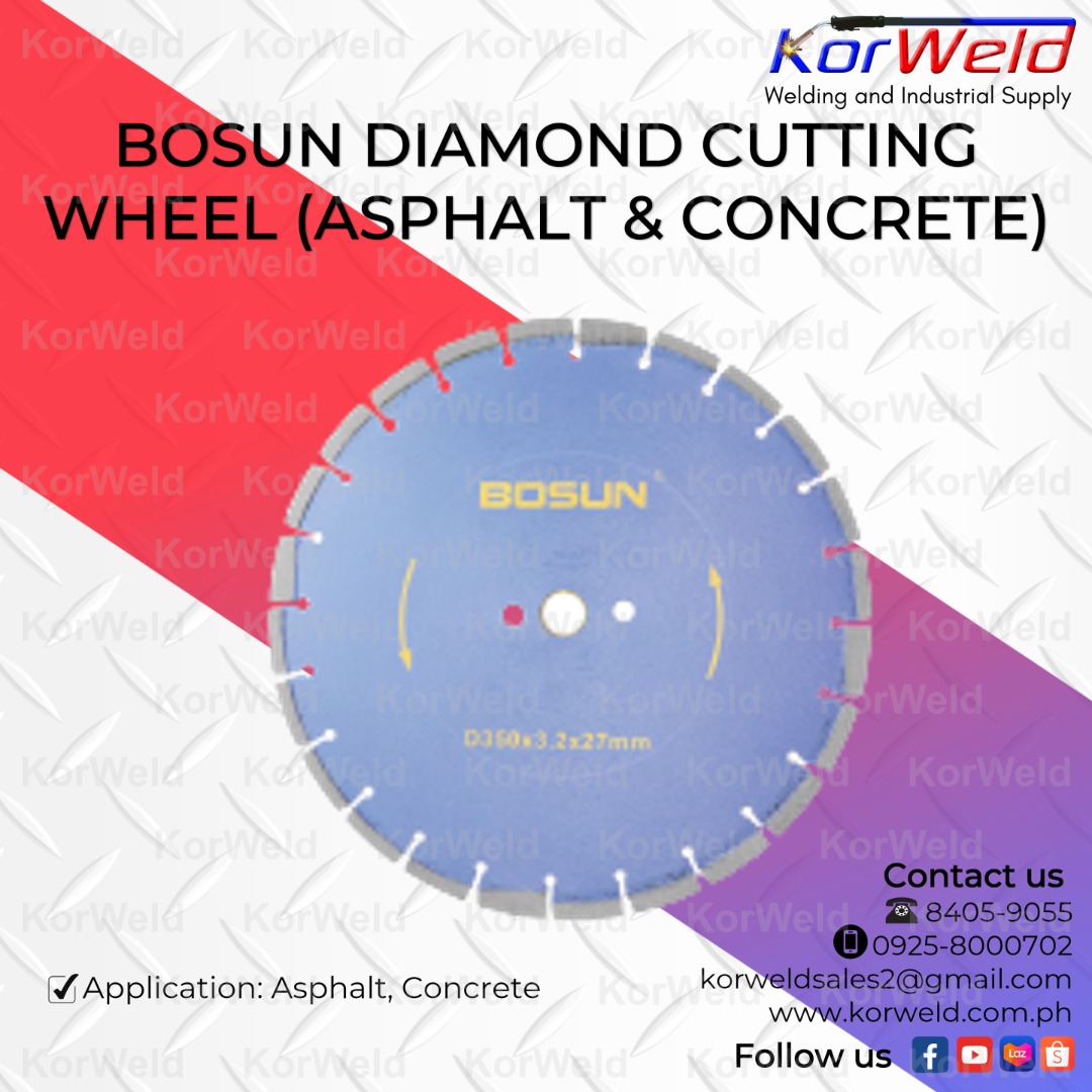 Bosun Diamond Cutting Wheel (ASPHALT & CONCRETE) on Carousell