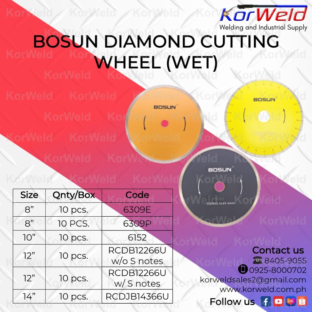 Bosun Diamond Cutting Wheel (WET) on Carousell
