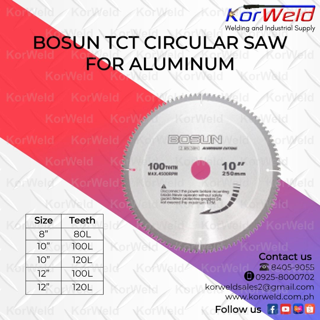Bosun TCT Circular Saw For Aluminum, Commercial & Industrial ...