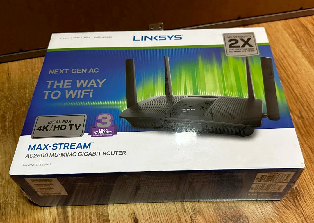 Brand new: Linksys AC2600 Max-Stream Router, Computers & Tech, Parts ...
