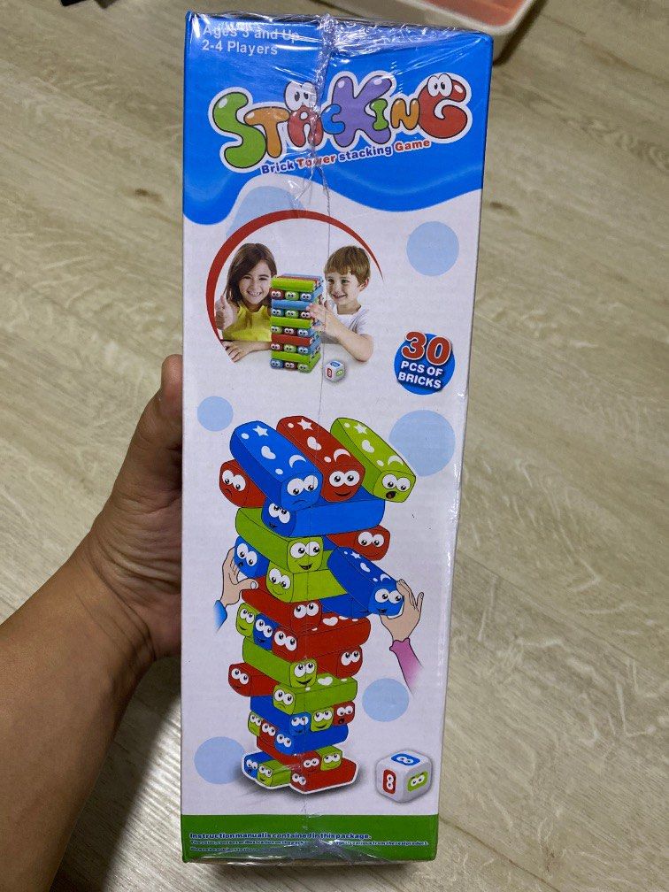 Brick tower stacking game, Hobbies & Toys, Toys & Games on Carousell