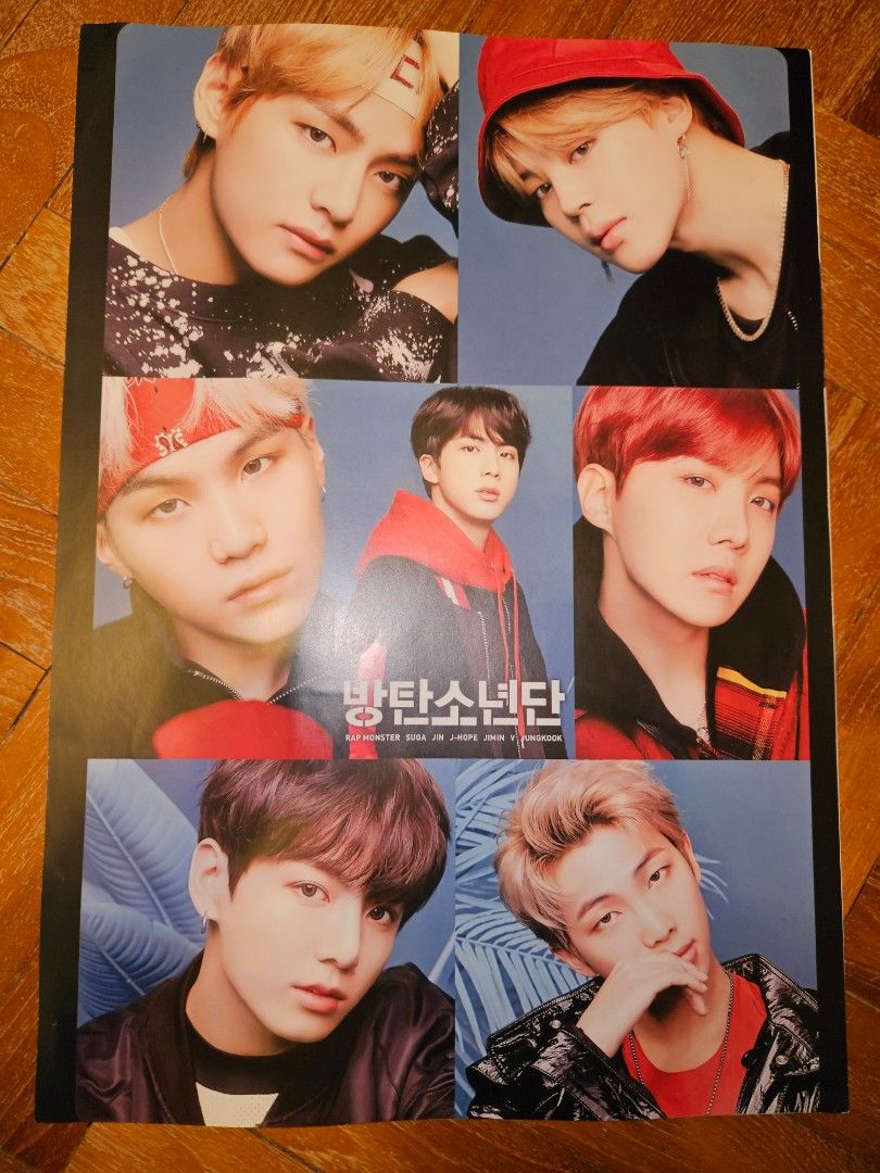 BTS Posters 10 pieces, Hobbies & Toys, Memorabilia & Collectibles, K ...