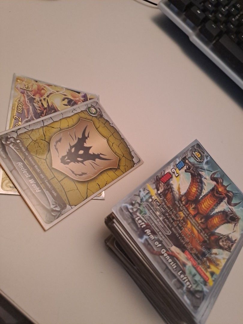 Buddyfight gensis dragon deck FB with side board, Hobbies & Toys, Toys ...