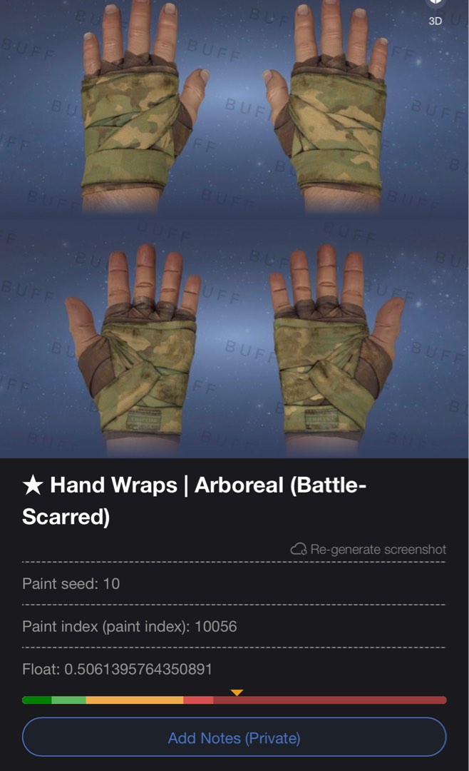 BUFF 95% CSGO BS HAND WRAPS ARBOREAL, Video Gaming, Gaming Accessories ...