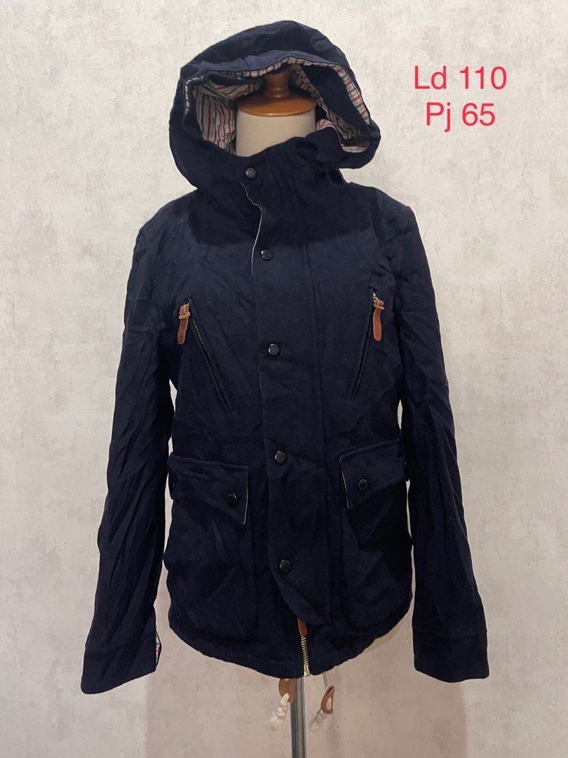 Cabbeen jaket pria original puring liris warna dark navy, Fesyen Pria, Pakaian , Baju Luaran di ...