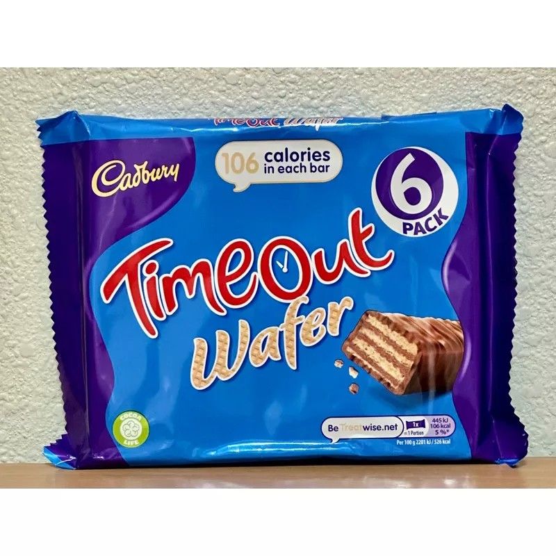 Cadbury Timeout Wafer chocolate bar wafer biscuit chocolate bars ...