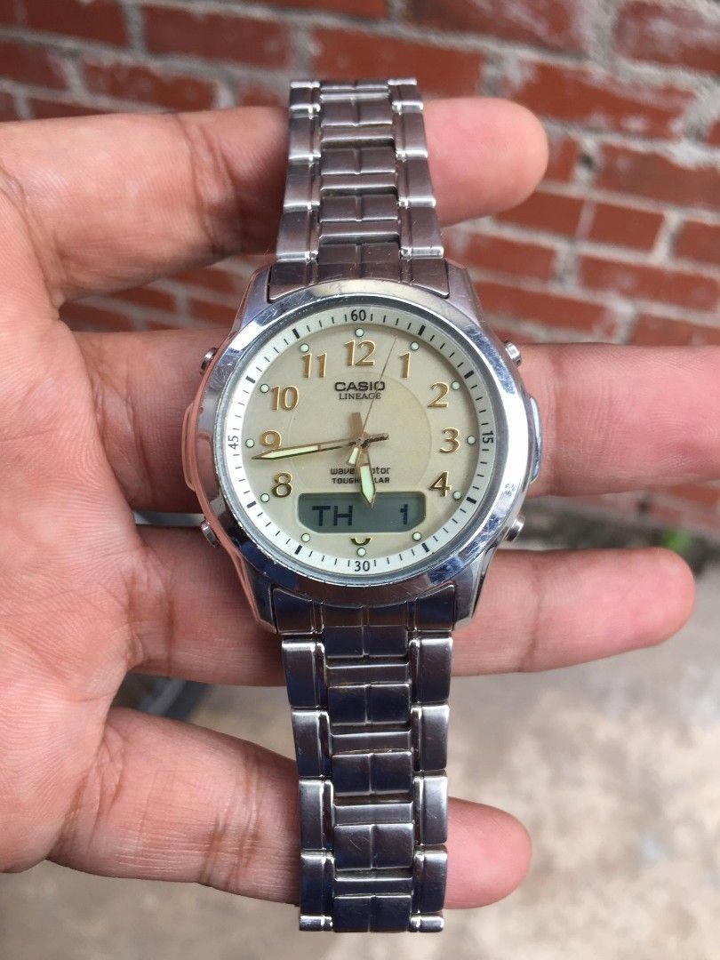 Casio LINEAGE LCW-100 Tough Solar/Wave Ceptor, Men's Fashion, Watches ...